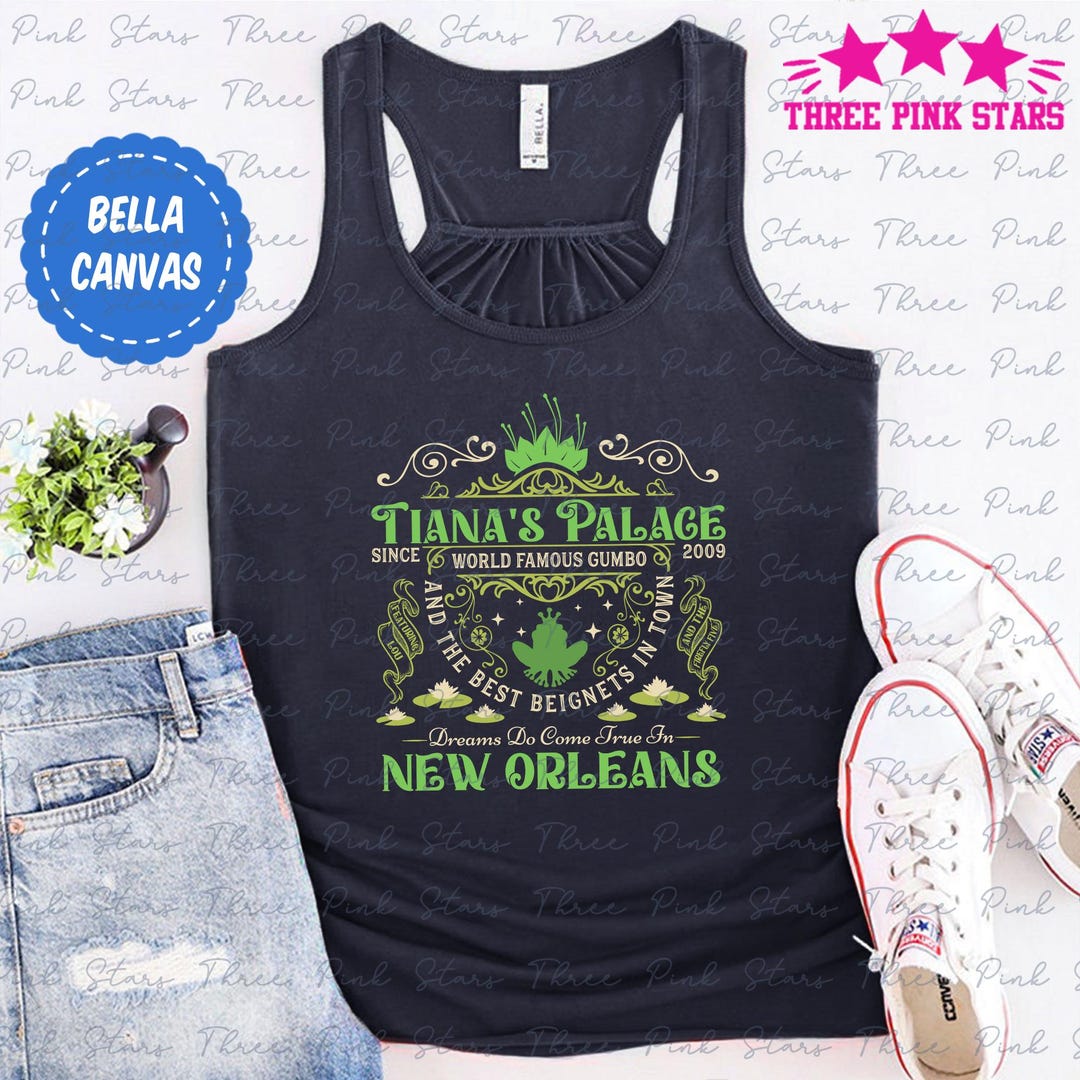 Princess & the Frog Tank Top, Tiana Princess Tank Top E5213 - Etsy