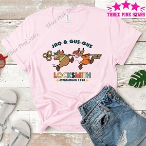 Jaq & Gus Gus Locksmith Shirt Cinderella T-shirt Jaq and Gus - Etsy