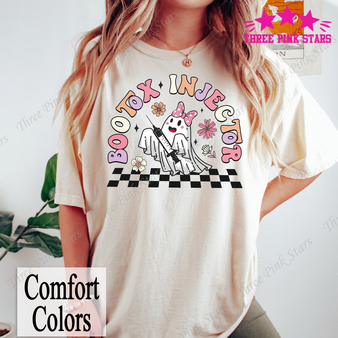 Aesthetic Nurse Injector Halloween Comfort Colors Shirt, Botox Shirt ...