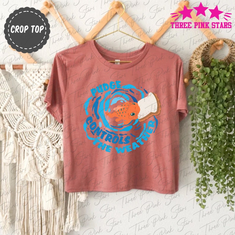 Pudge the Fish Crop Top, Lilo and Stitch Crop Tee E4300 - Etsy