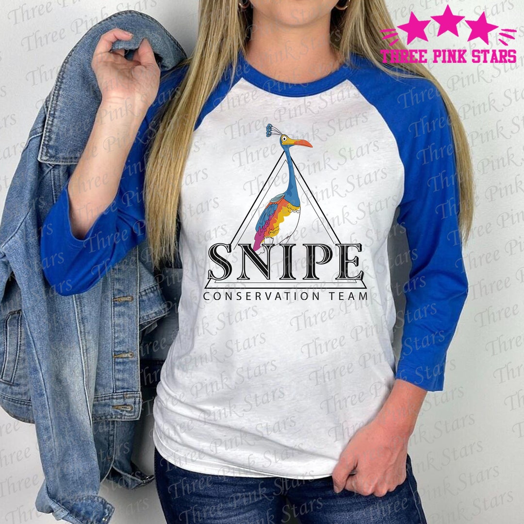 Snipe Conservation Team Raglan 3/4 Sleeve, Cute Kevin Bird Paradise ...