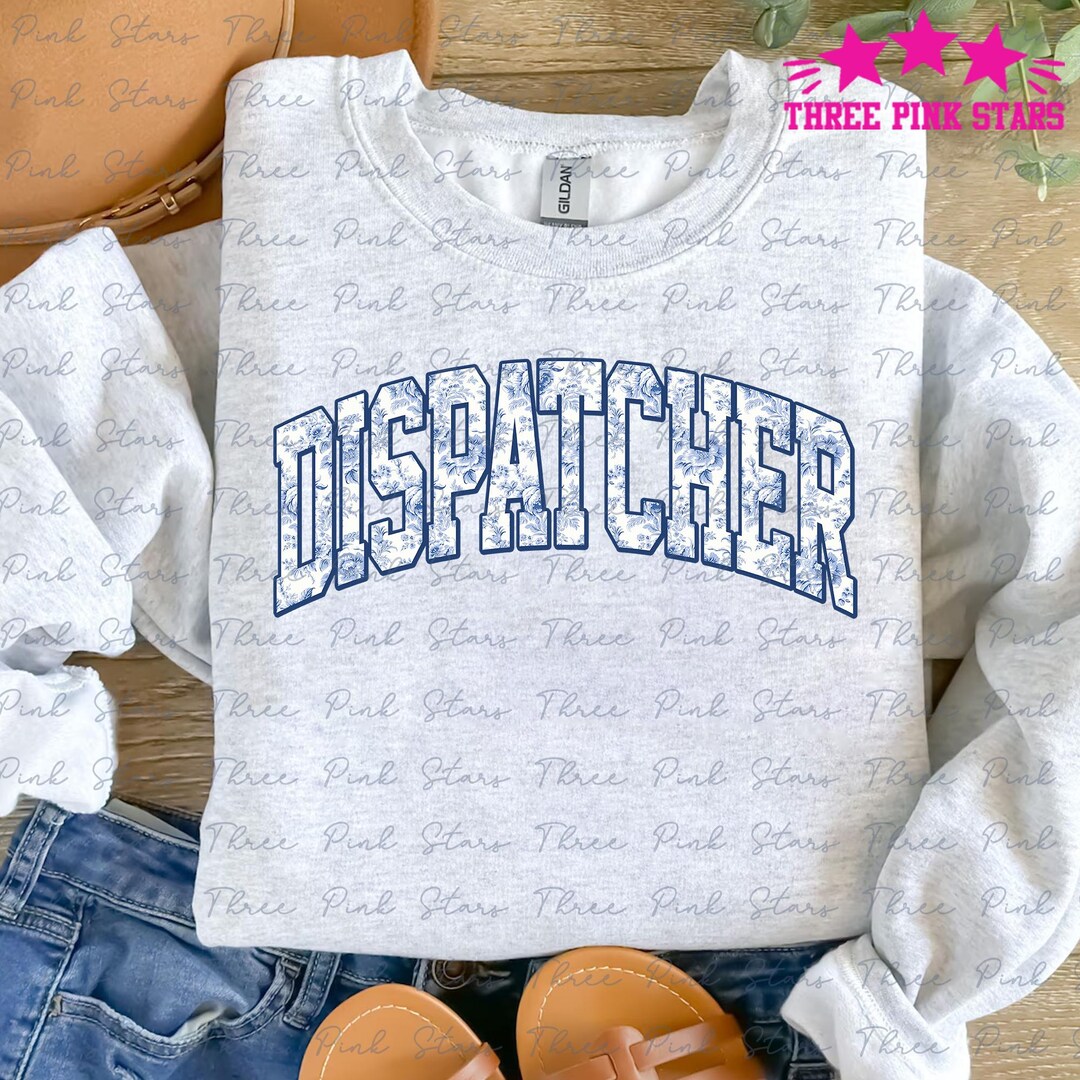 Toile Dispatcher Sweatshirt, 911 Dispatcher Gift, Emergency Medical ...