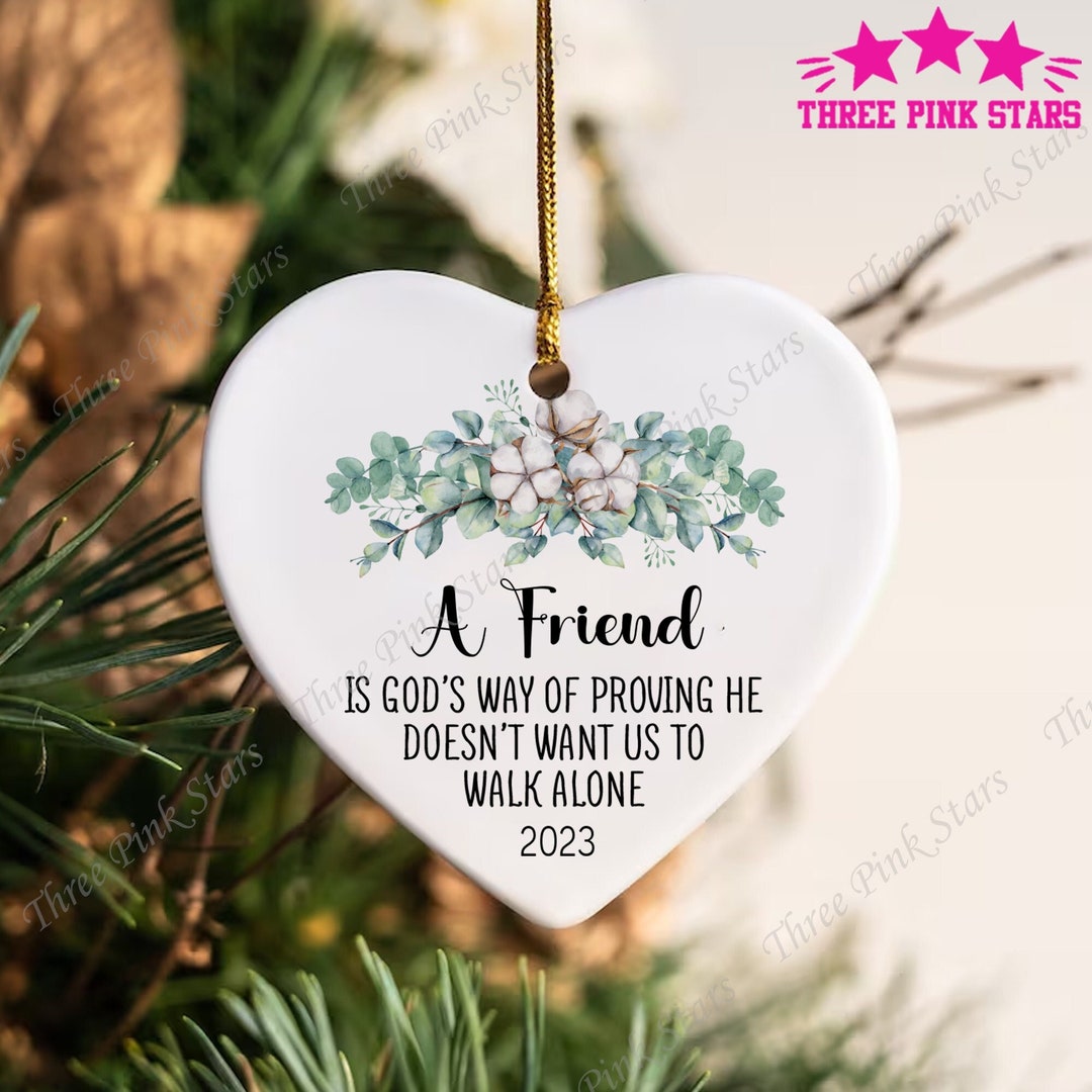 Friend Ornament 2023, Bestie Gifts for Women Christian, Friend ...