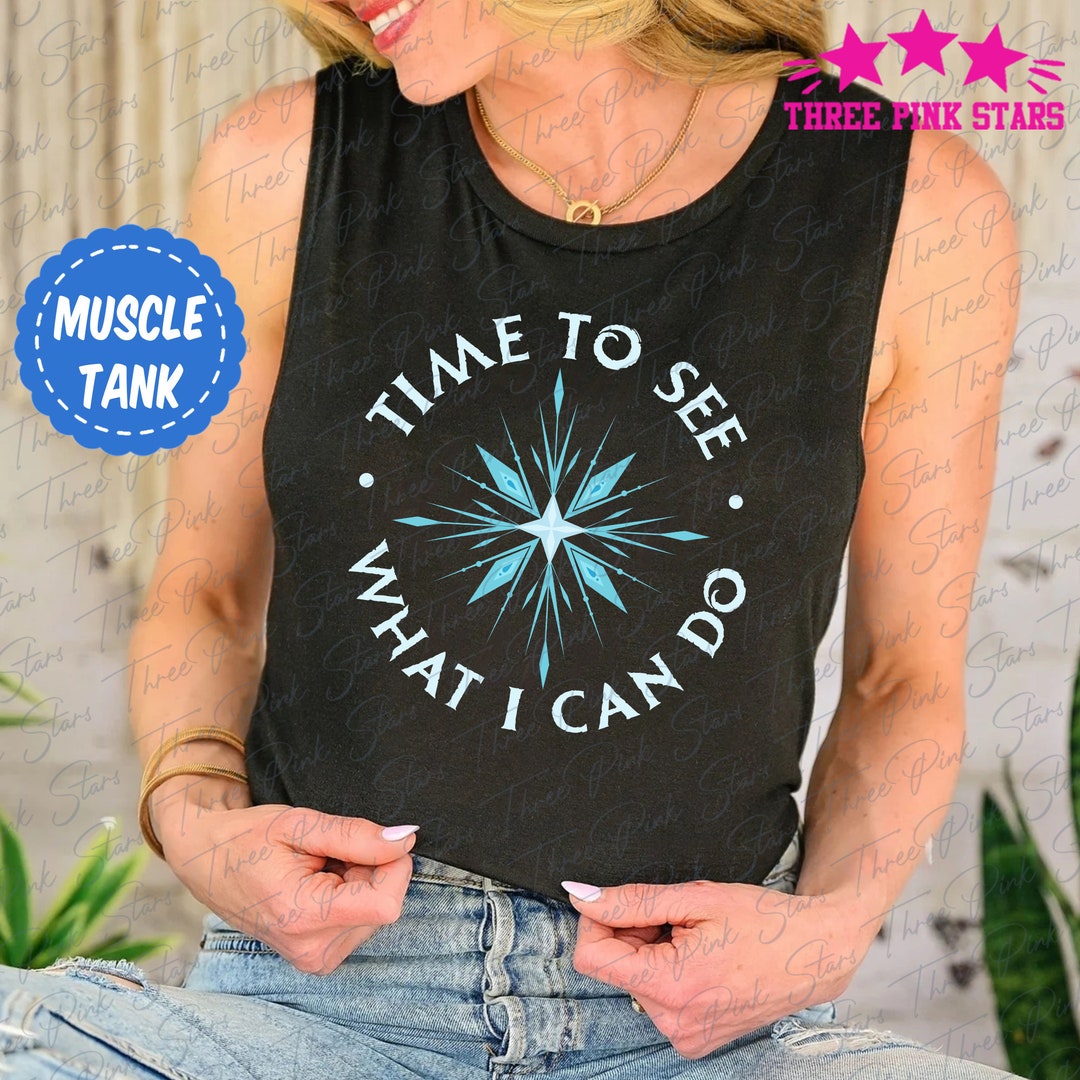 Frozen Running Muscle Tank, Elsa Princess Race Tank Top E5256 - Etsy