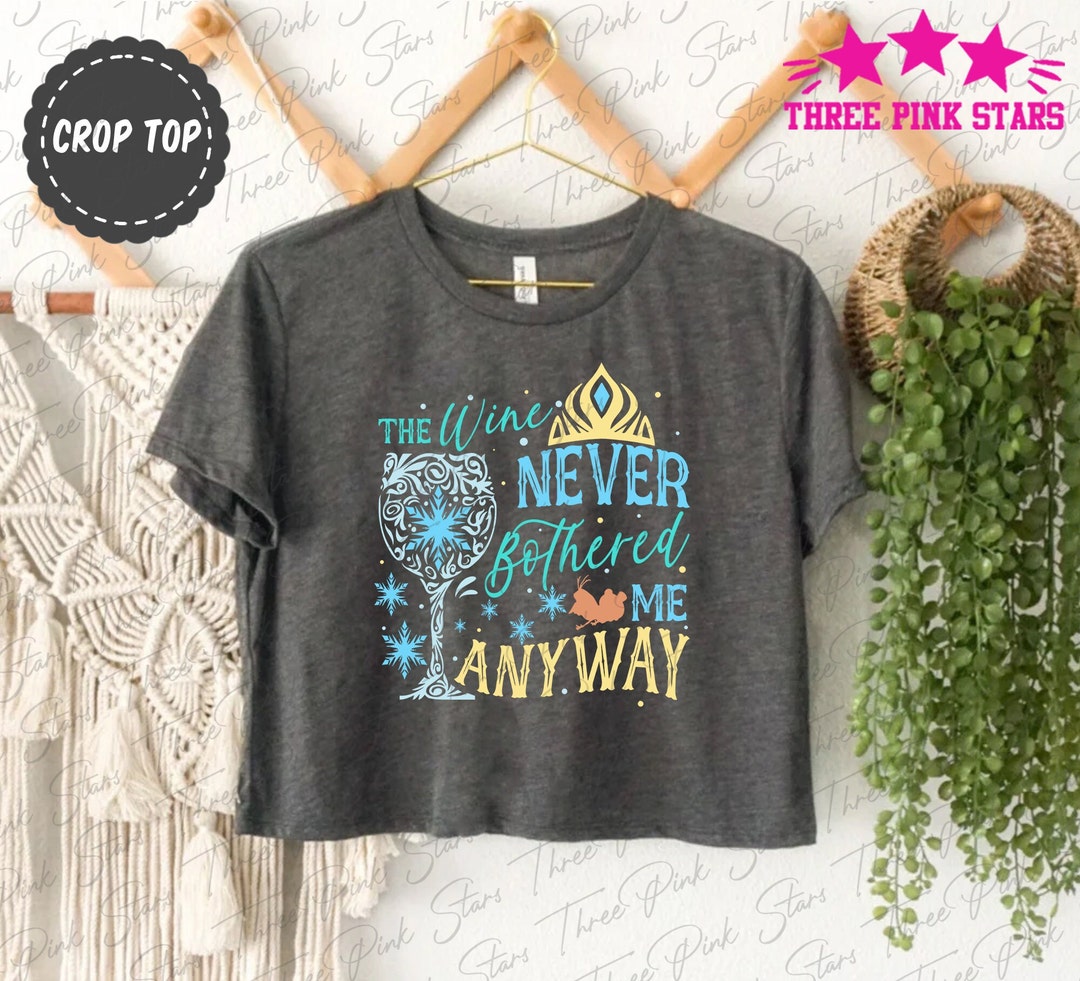 Elsa Princess Drinking Crop Top, Epcot Food and Wine Festival Tee ...