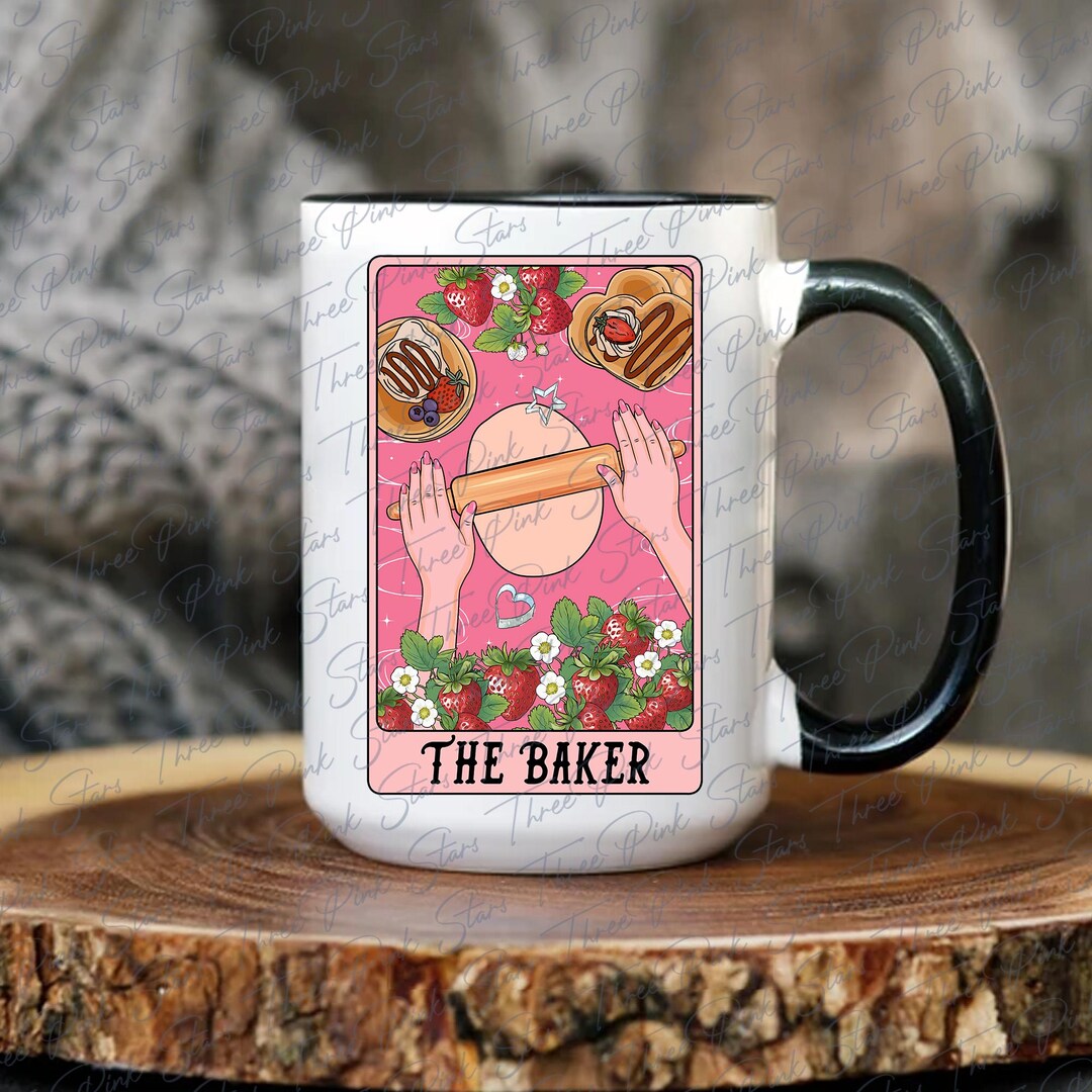 The Baker Tarot Card Mug, Chef Cooking Gift, Gift for Baking Lover ...