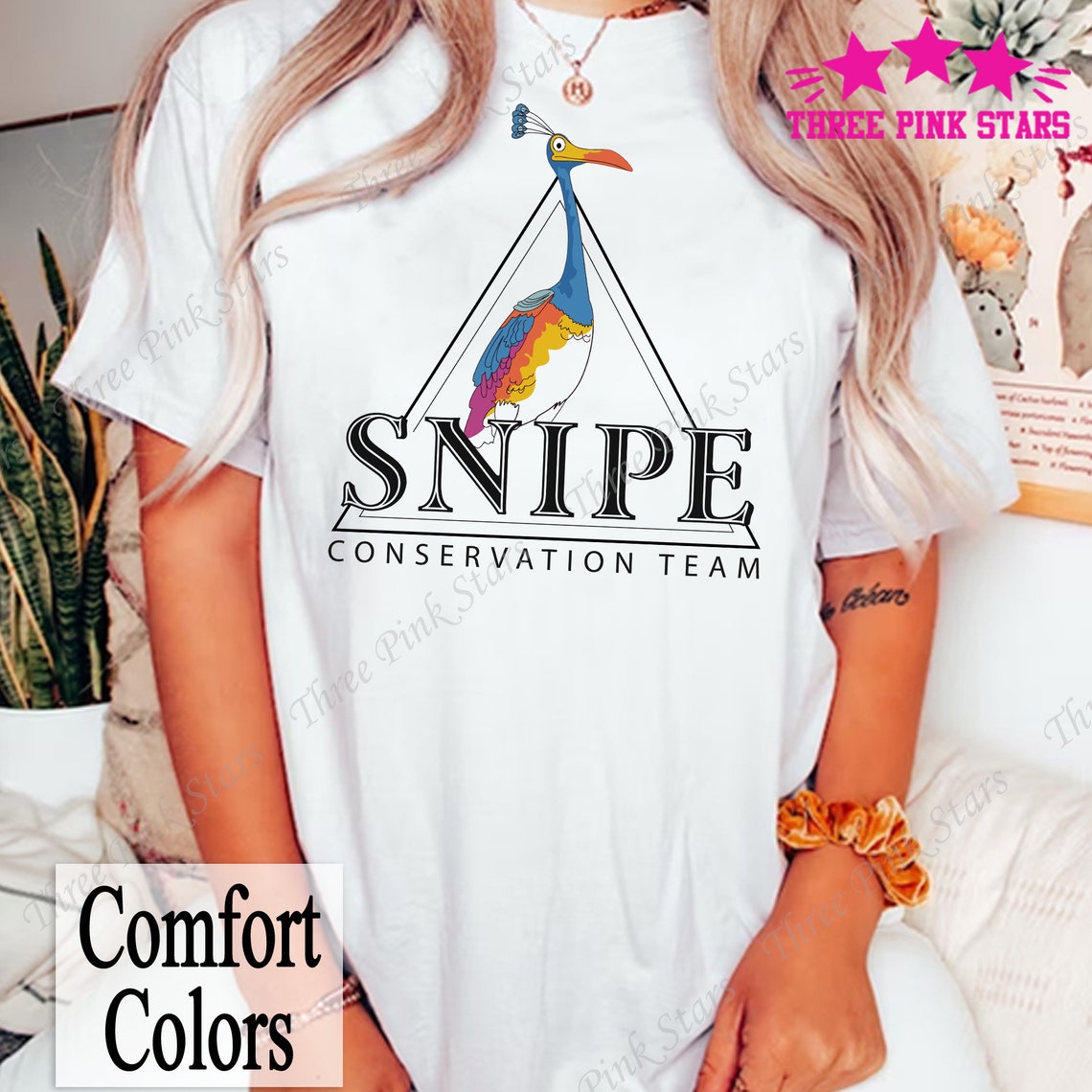 Snipe Conservation Team Comfort Colors Shirt, Cute Kevin Bird Paradise ...