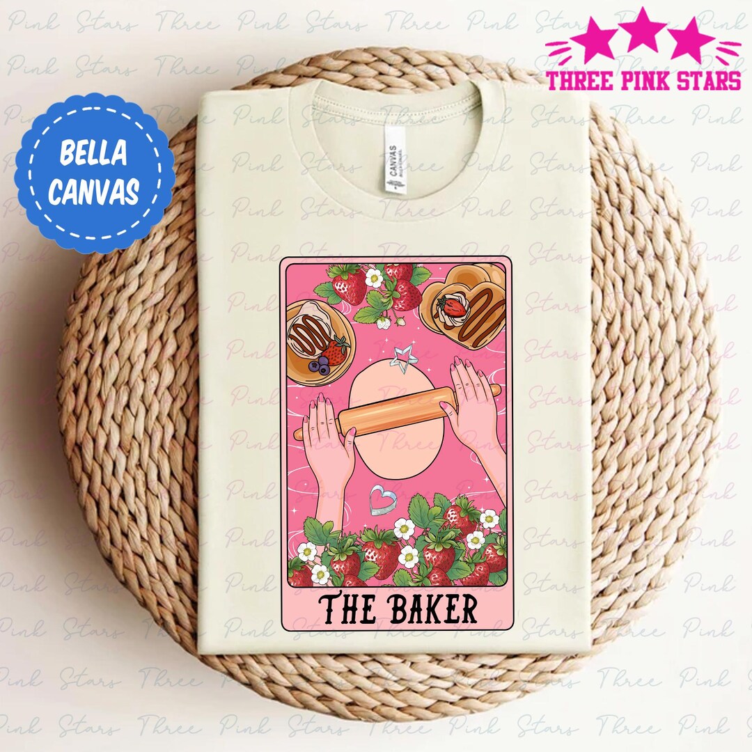 The Baker Tarot Card Shirt, Gift for Baking Lover, Bread Making ...