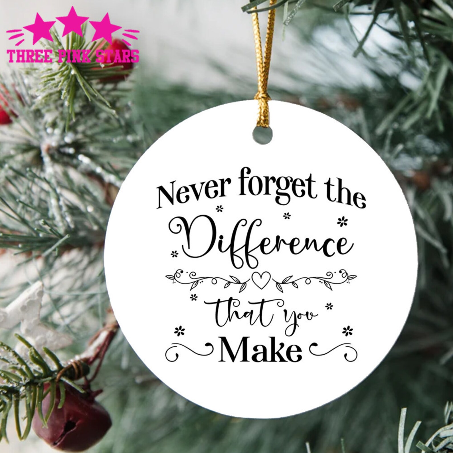 Thank You Ornament Appreciation Gift Never Forget the - Etsy