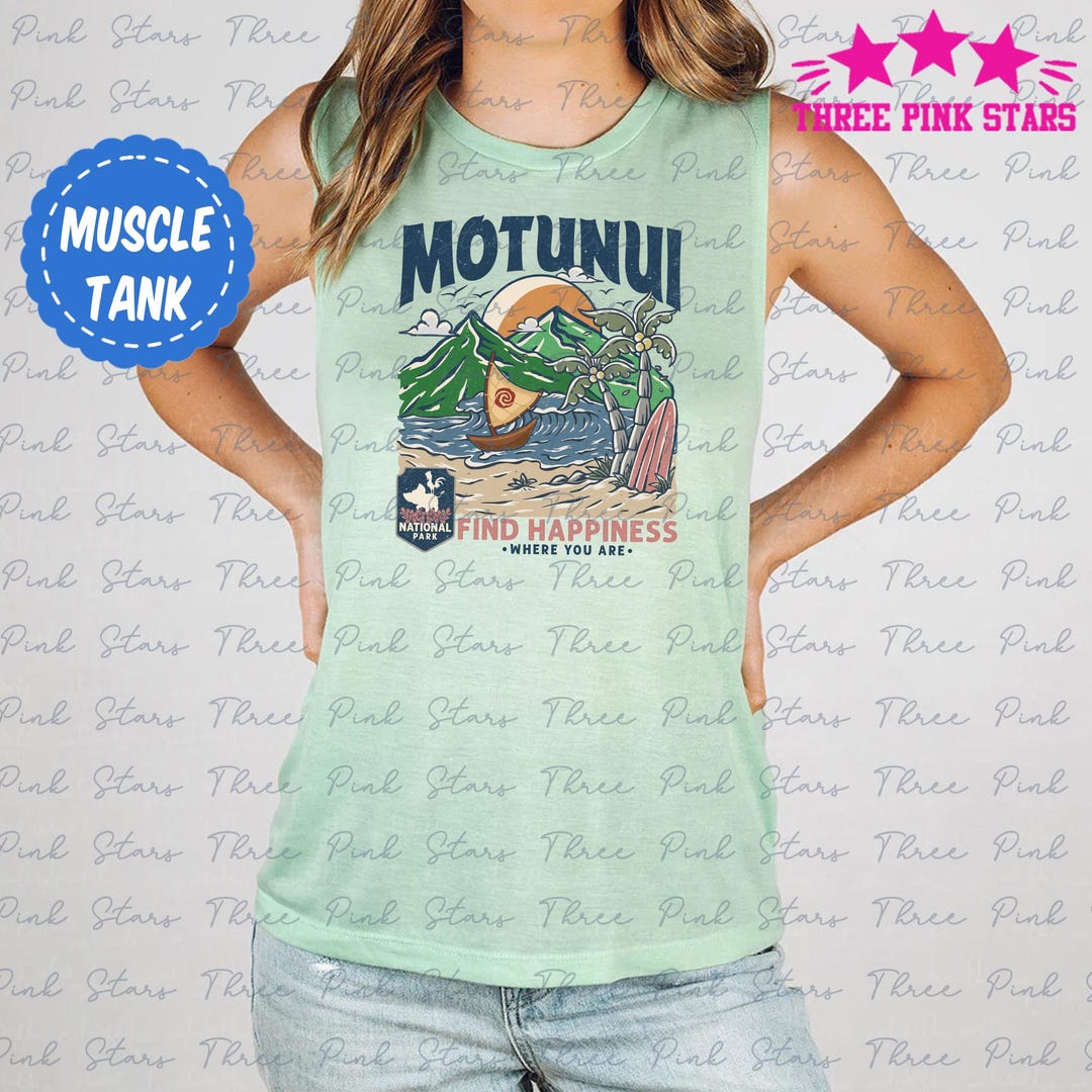 Motunui National Park Muscle Tank, Moana Tank Top E6600 - Etsy