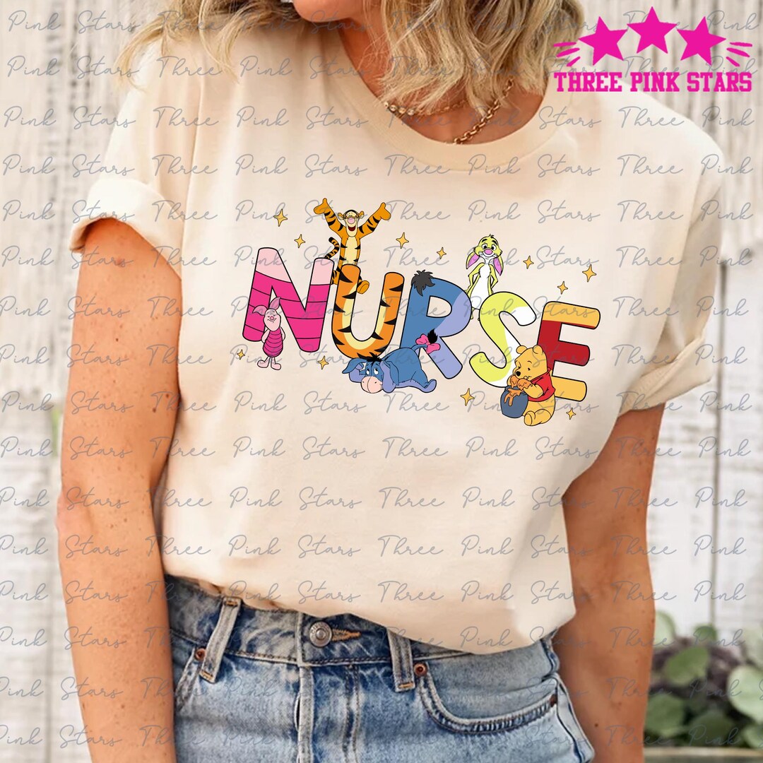Nurse Winnie the Pooh Shirt, Student Nurse Gift E6216 - Etsy