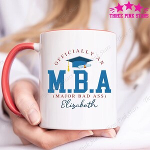 Personalized MBA Mug, M.B.A Graduation Gift, M.B.A Coffee Cup E4848 - Etsy