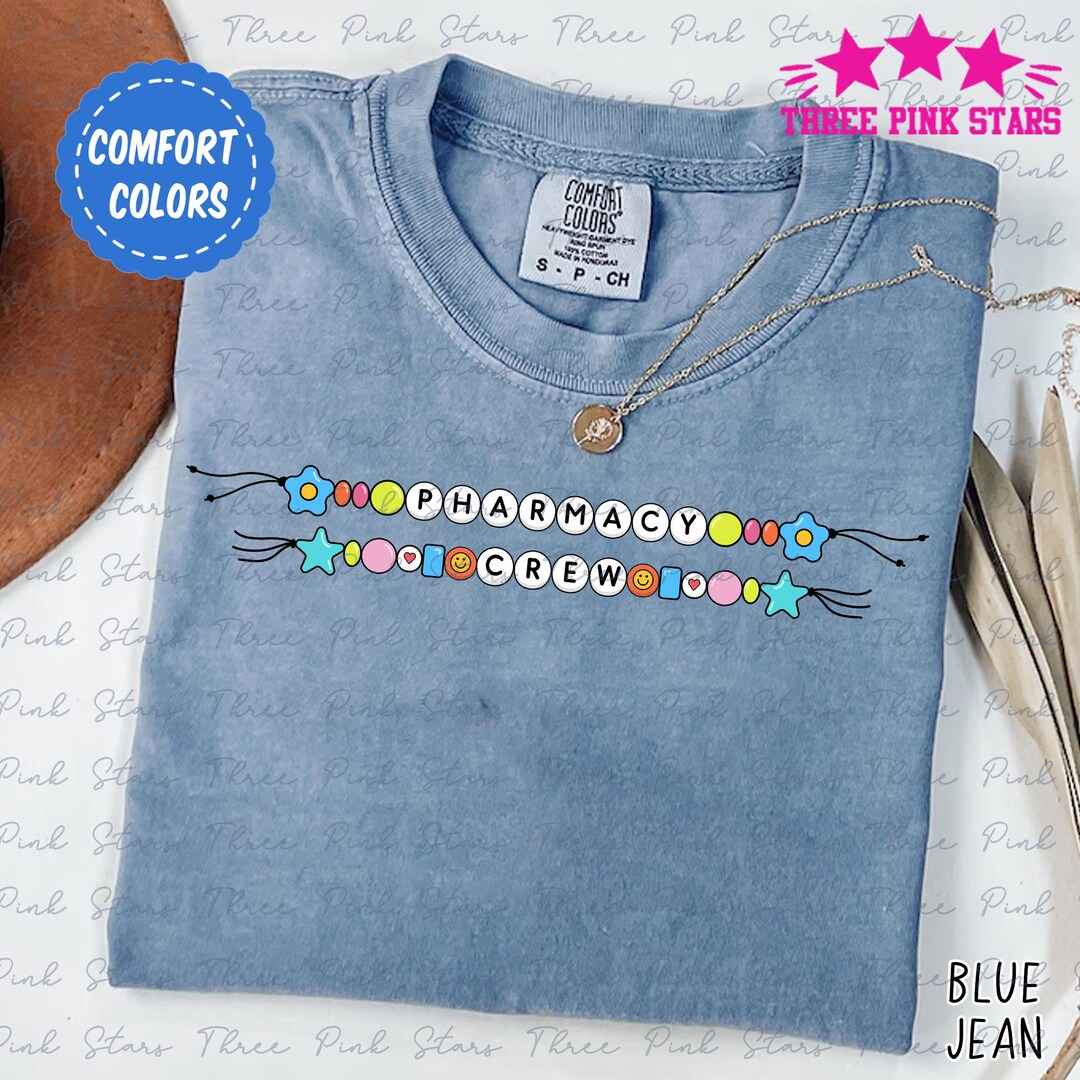 Pharmacy Crew Comfort Colors Shirt, Pharmacist Shirt, Pharmacy ...