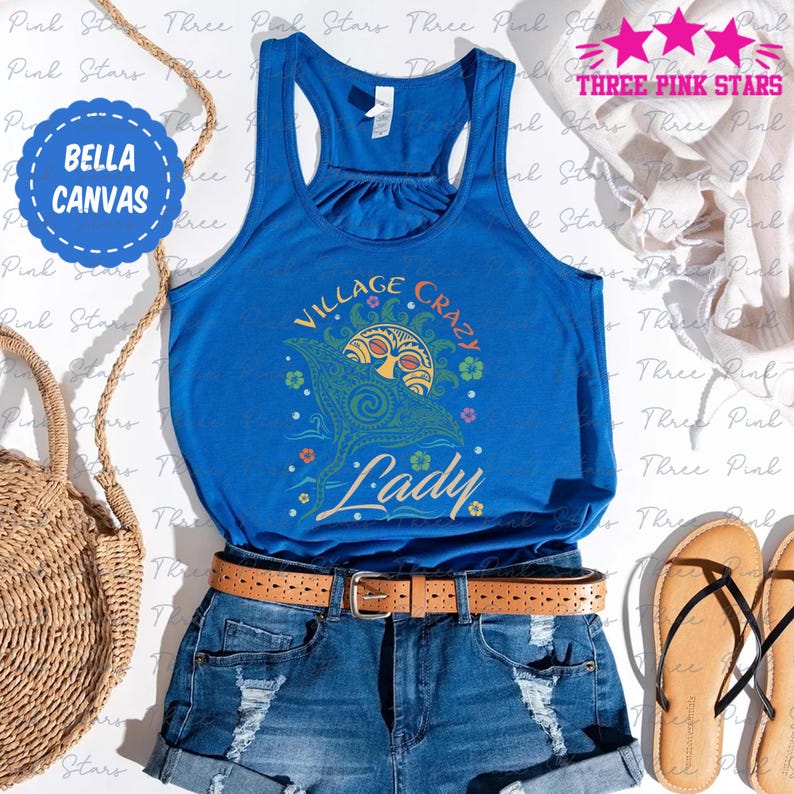 Moana Gramma Tala Tank Top, Manta Ray Tribal Tank Top, Moana Stingray ...