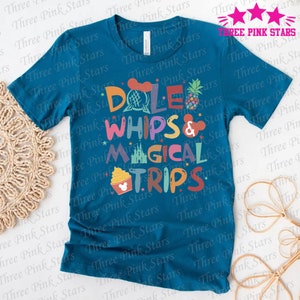 Dole Whips & Magical Trips Shirt, Dole Whips T-shirt, Epcot Snack Tee ...