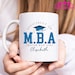 Personalized MBA Mug, M.B.A Graduation Gift, M.B.A Coffee Cup E4848 - Etsy