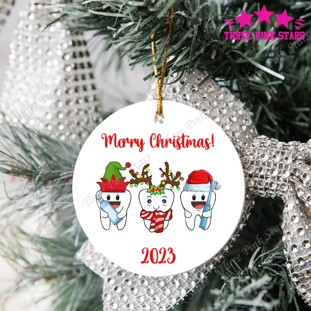 Personalized Dentist Christmas Ornament, Dental Student Gift, Tooth ...