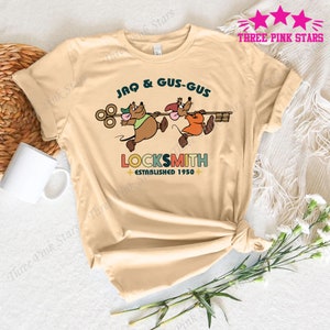 Jaq & Gus Gus Locksmith Shirt Cinderella T-shirt Jaq and Gus - Etsy
