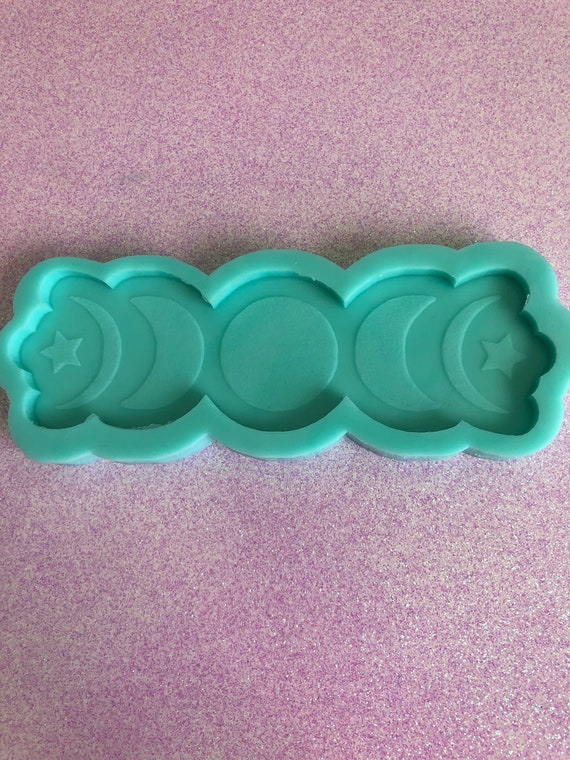 Mini Moons Silicone Mold Shiny Silicon Mould for Resin 1in wide Moon ...