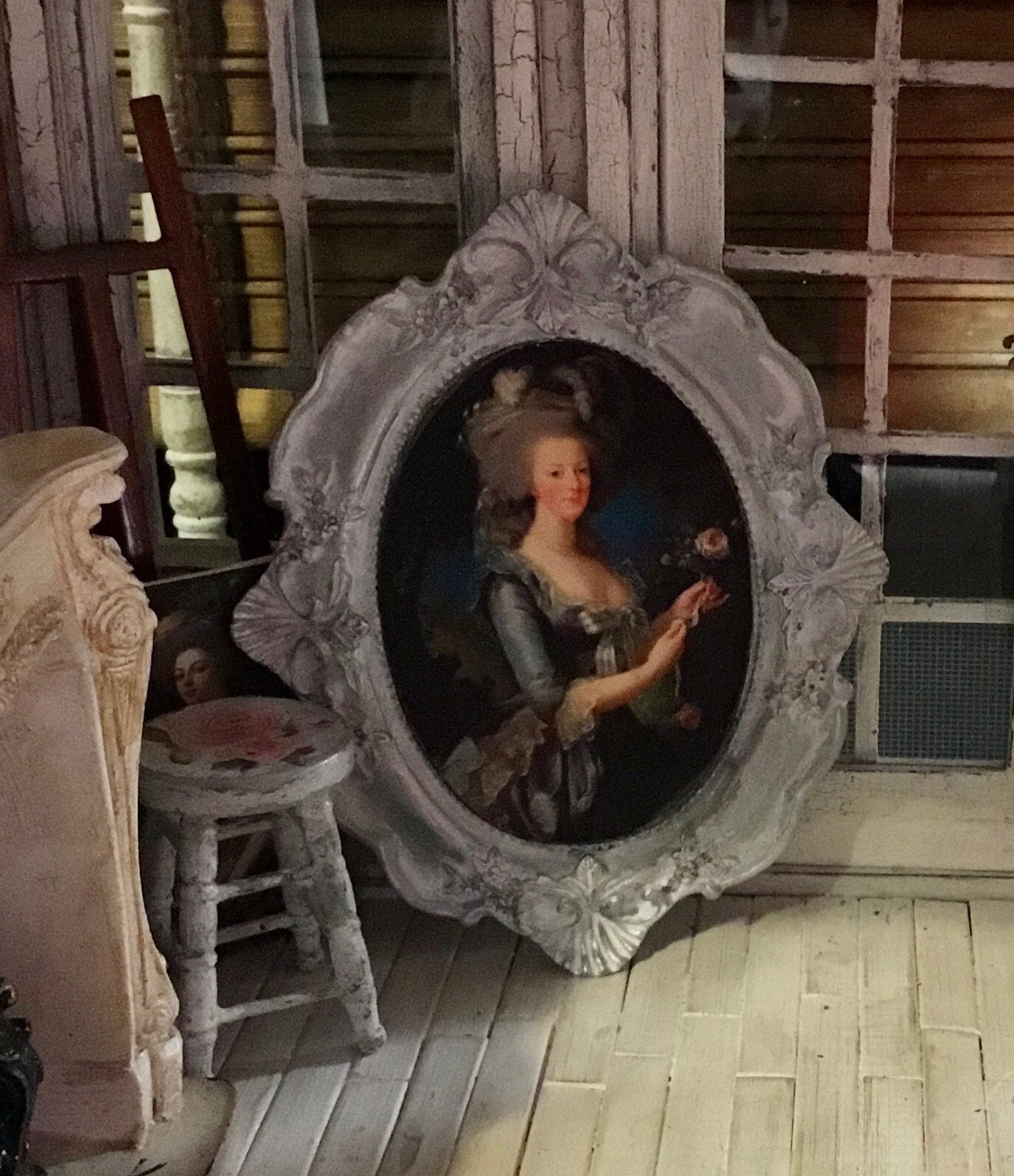 1:12 Marie Antoinette Miniature Wallpaper . Peel and Stick - Etsy