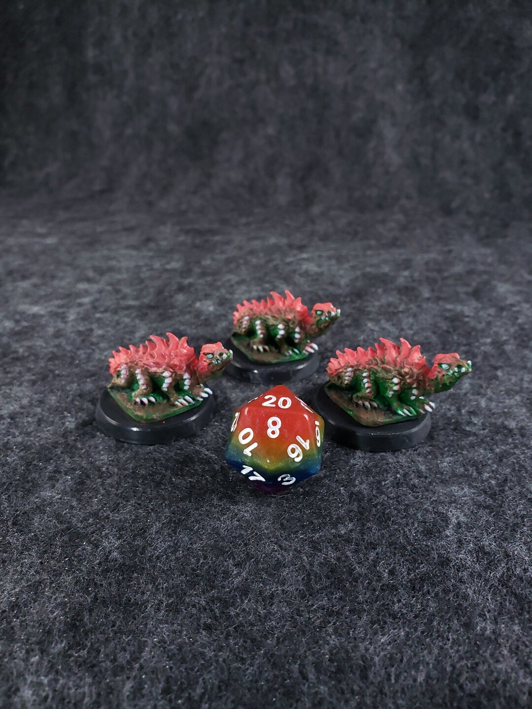 Basilisk Miniatures 3 Handpainted, Plastic D&D, Rpgs, Tabletop Minis - Etsy