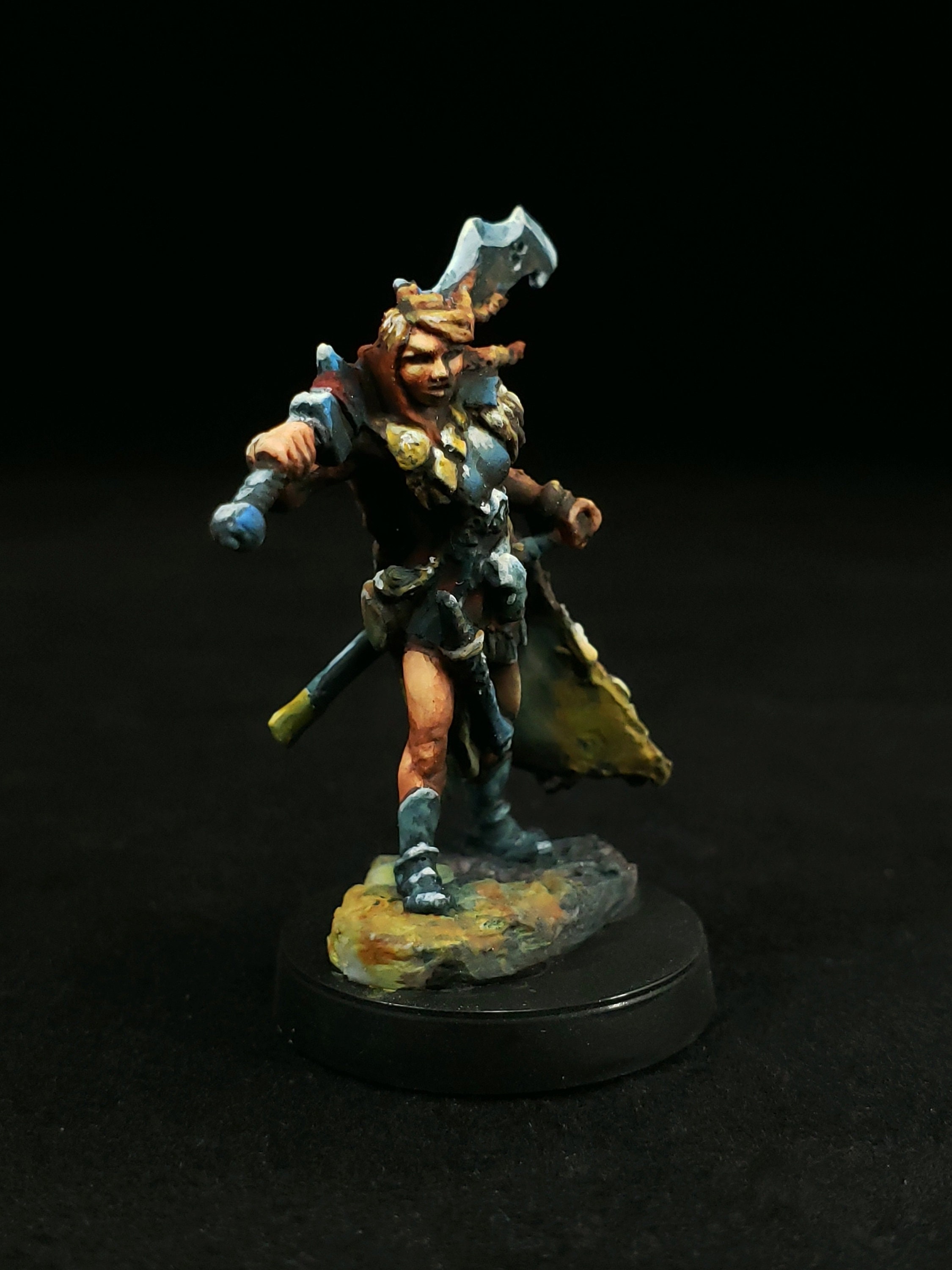 Female Half Elf Barbarian Miniature Reaper Miniatures Handpainted ...