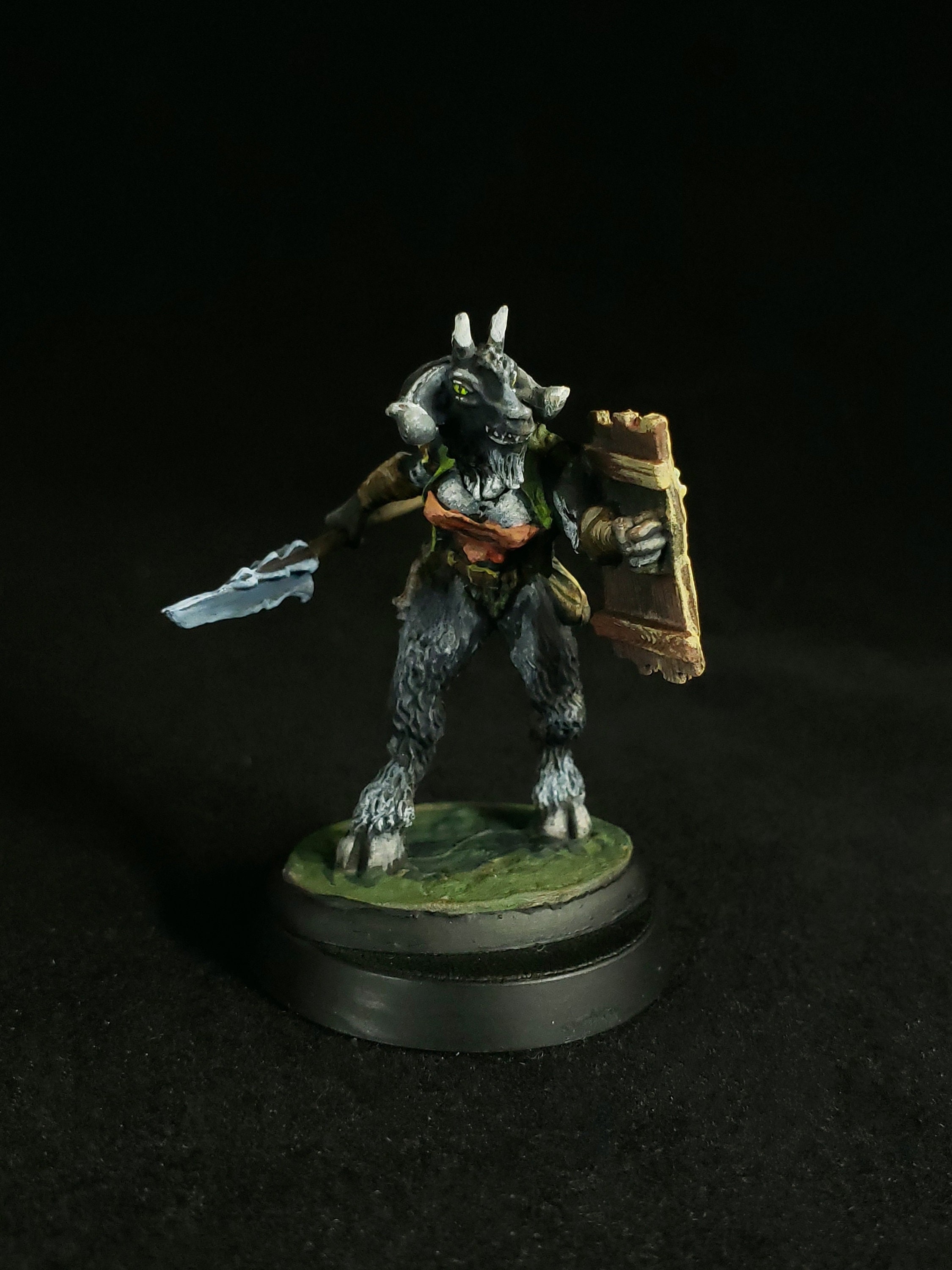 Beastman/goatfolk Miniatures set of 4 Handpainted, Plastic D&D, Rpgs ...