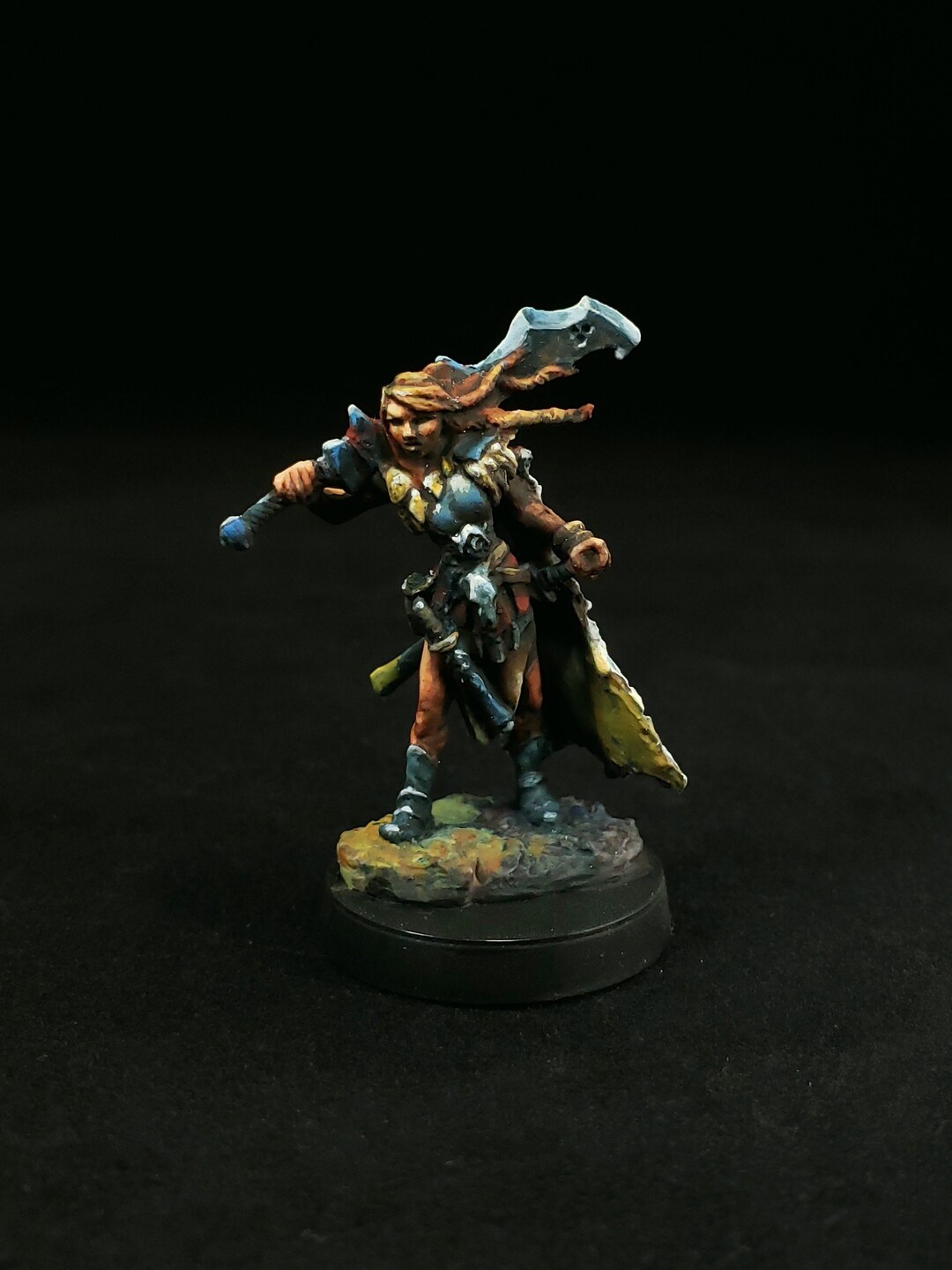 Female Half Elf Barbarian Miniature | Reaper Miniatures - Handpainted ...