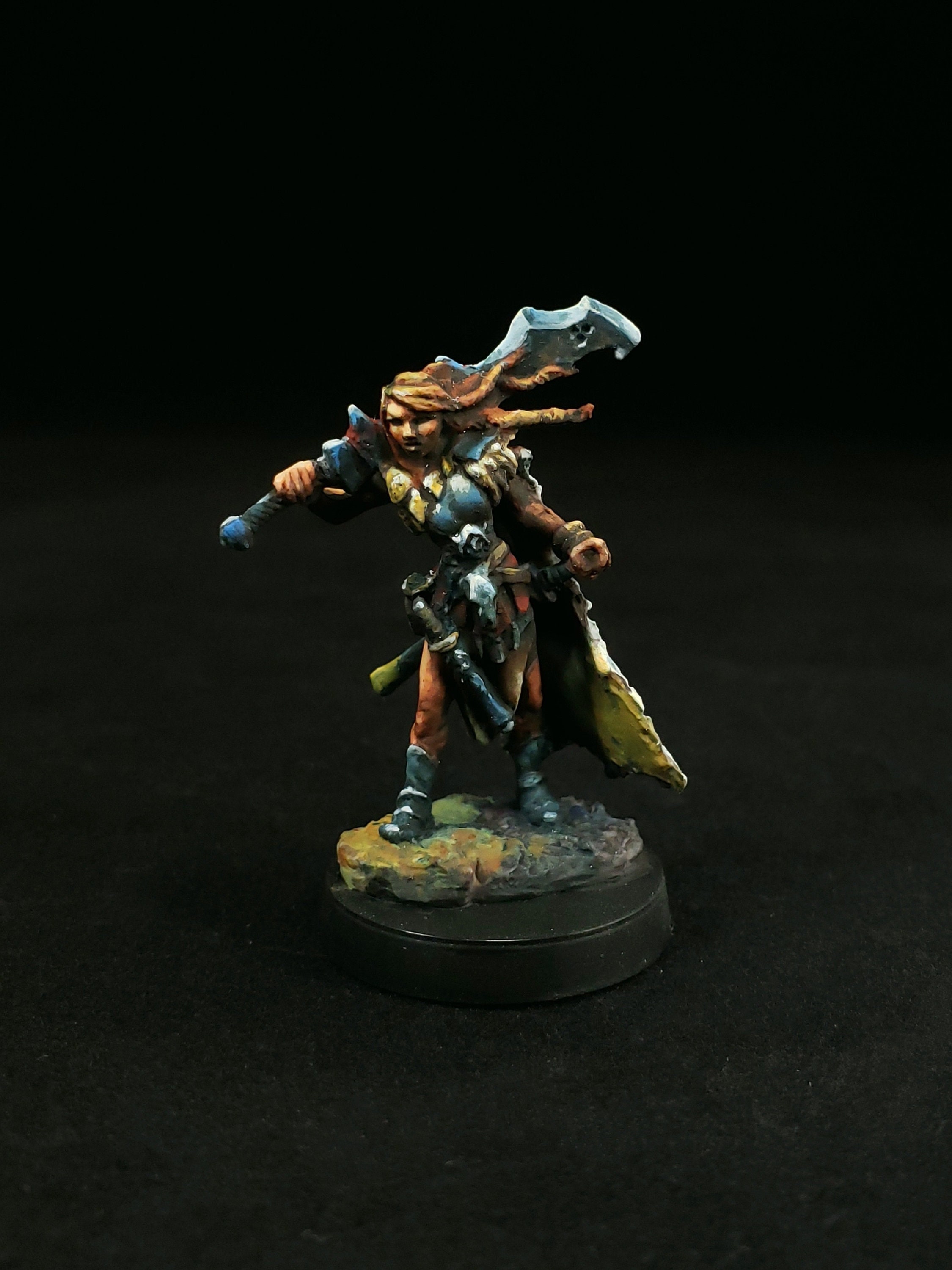 Female Half Elf Barbarian Miniature Reaper Miniatures Handpainted ...