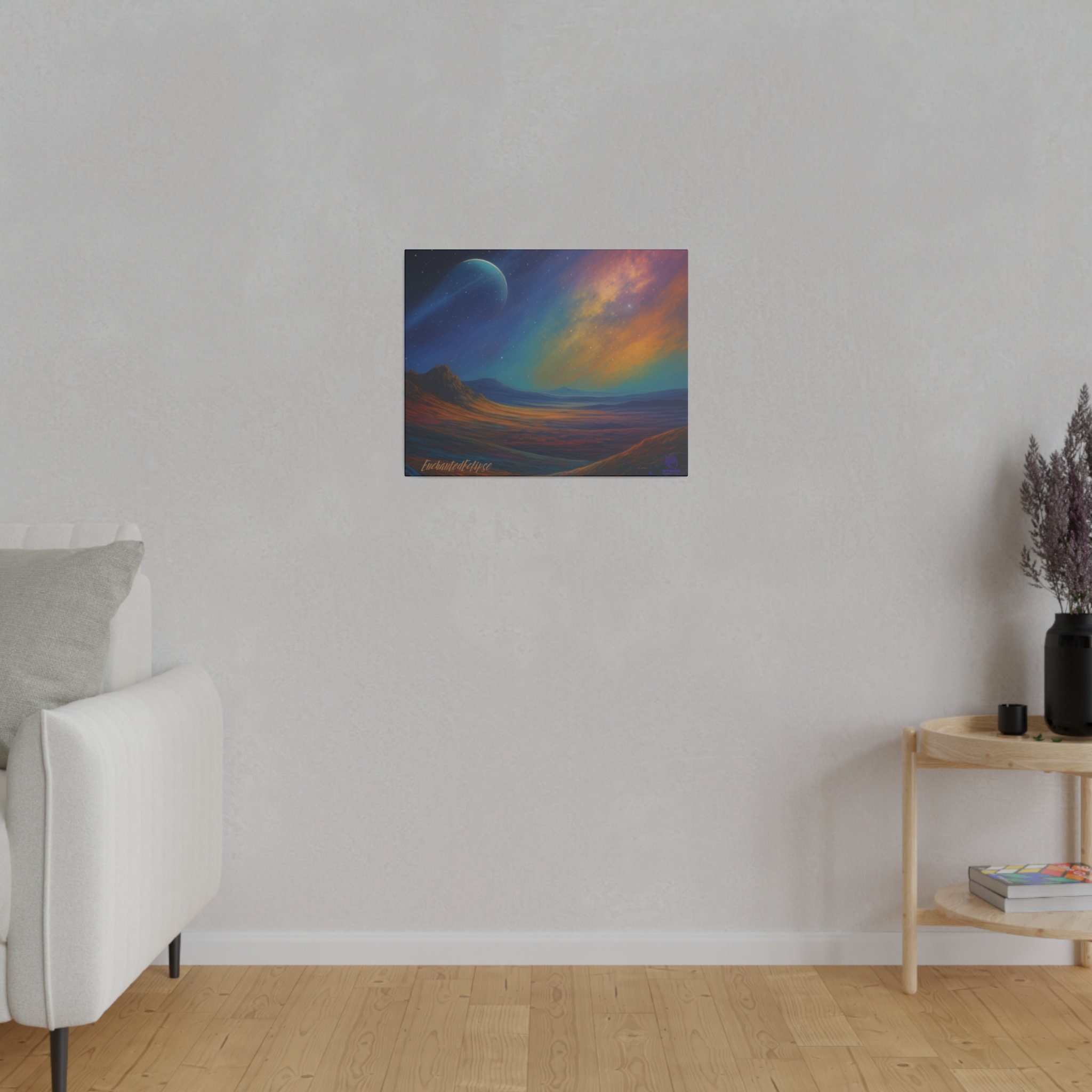 Enchanted Eclipse AI Art Wrapped Canvas - Etsy