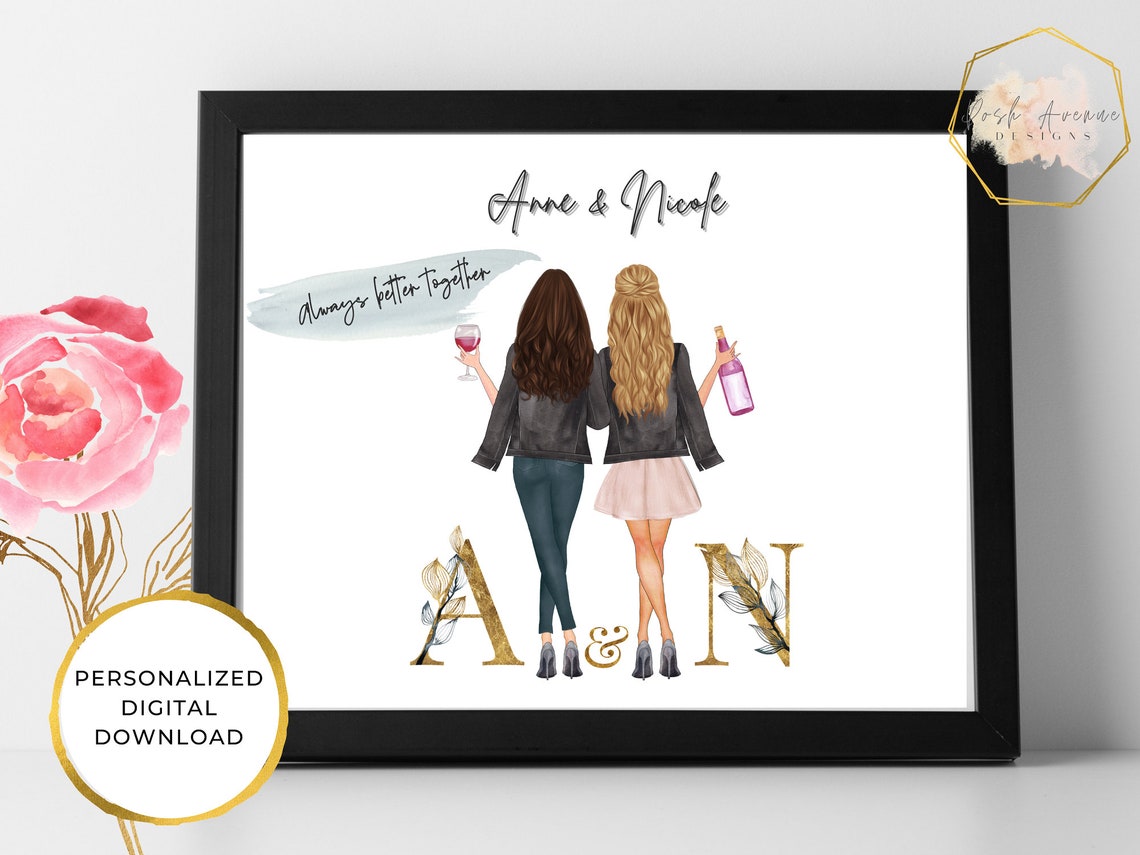 Best Friends Gifts Personalized Girlfriends Gift Friendship - Etsy