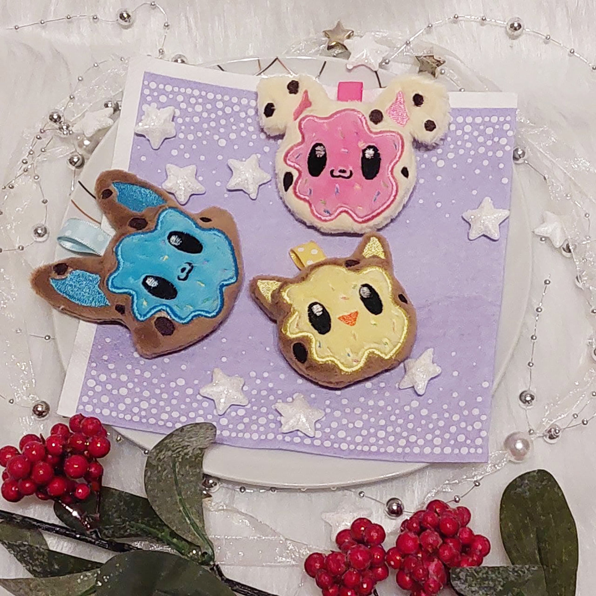 Cookie Keychain ITH Plush Pattern - Etsy