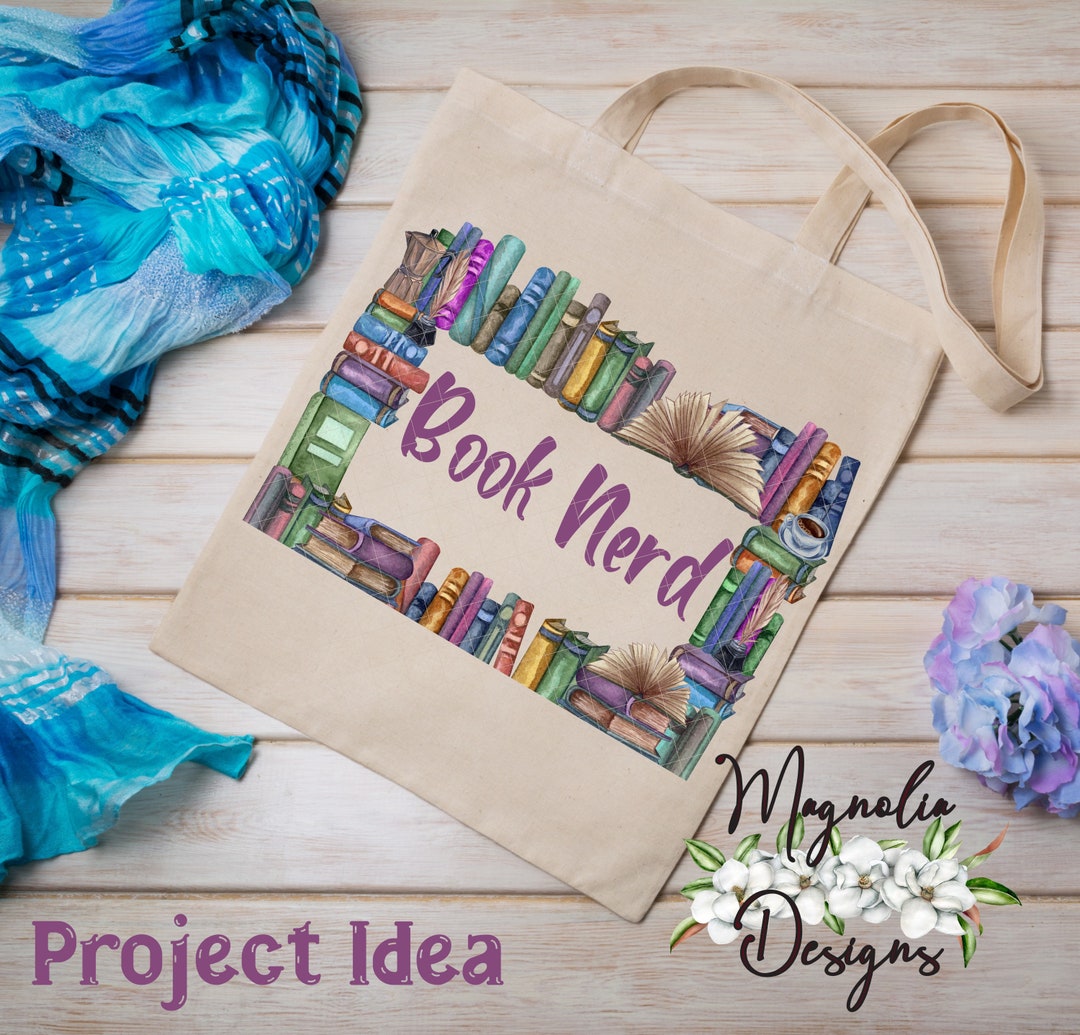 Book Nerd PNG, Books PNG, Reading PNG, Books Clipart, Bookbag ...