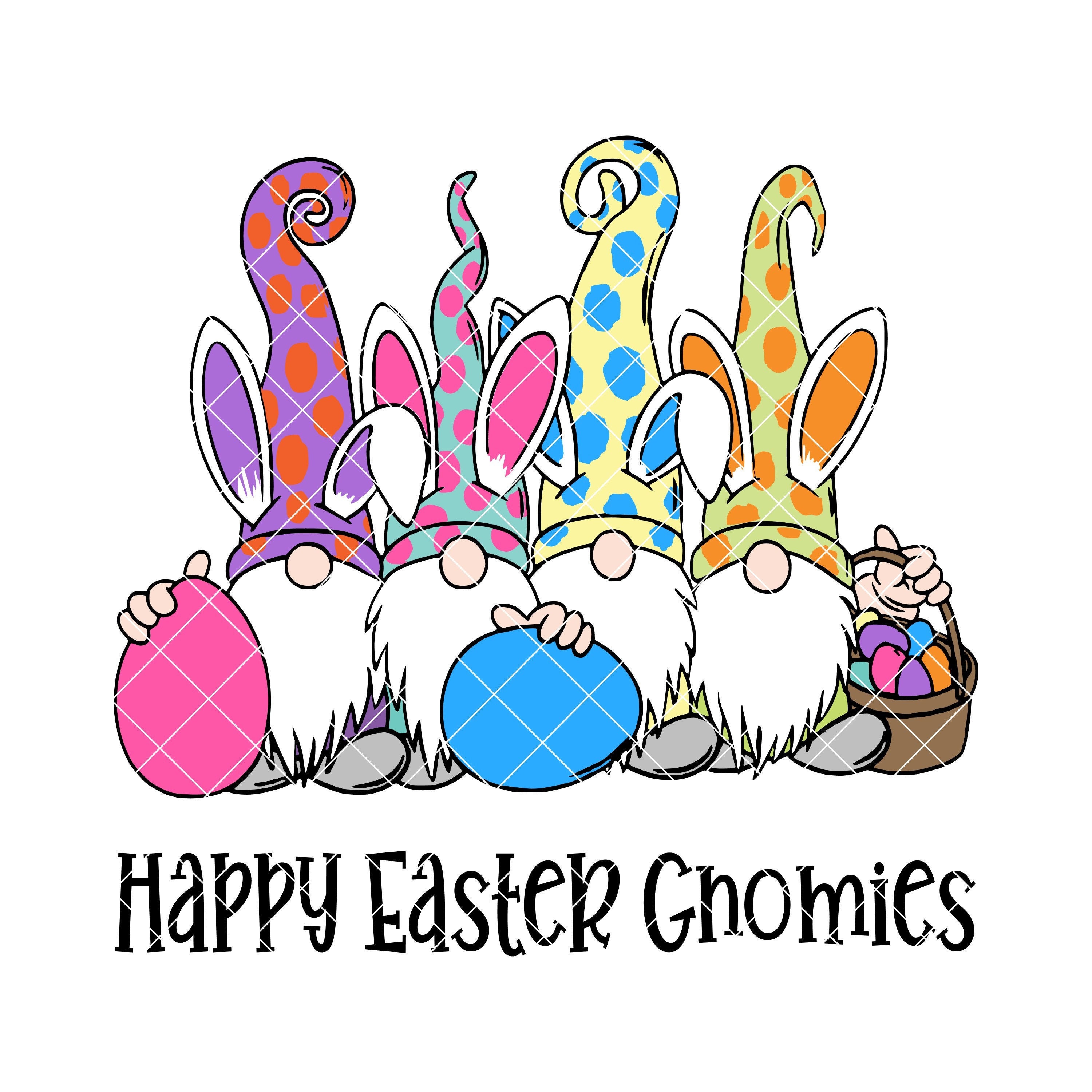 Easter Gnomes SVG PNG Easter Svg Png Happy Easter Gnomies | Etsy