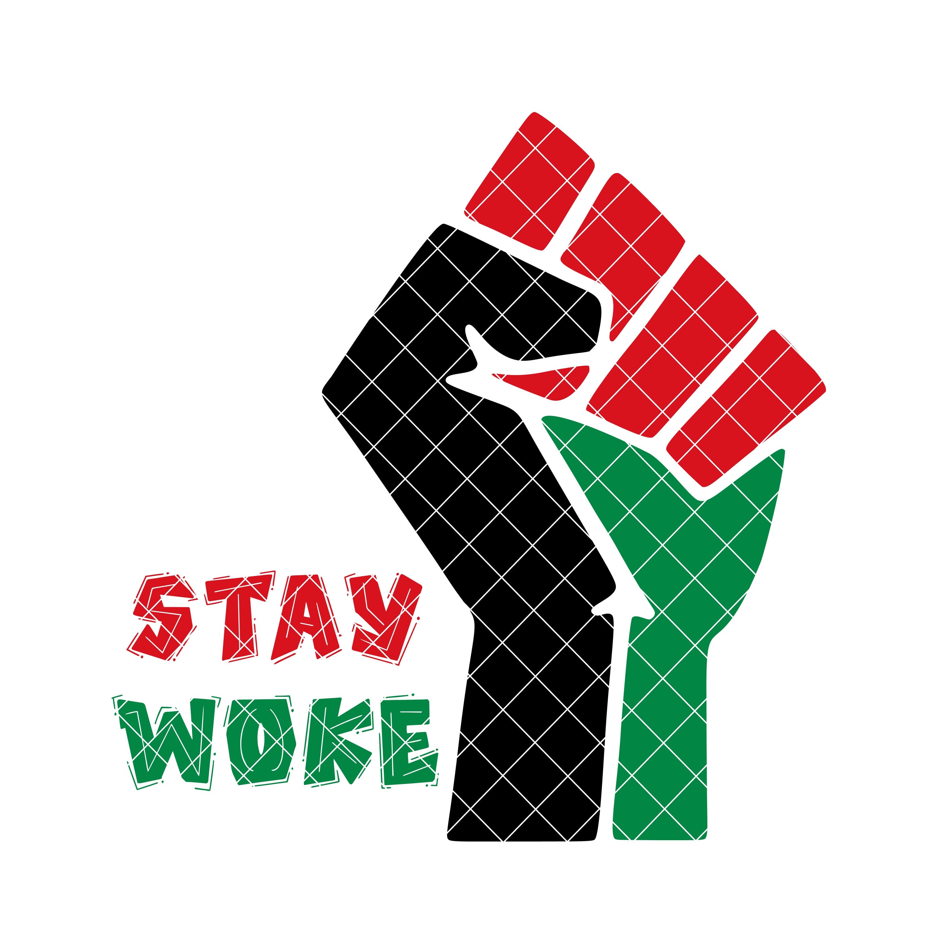 Stay Woke Black Lives Matter Blm Raised Hand Fist PNG SVG DXF | Etsy