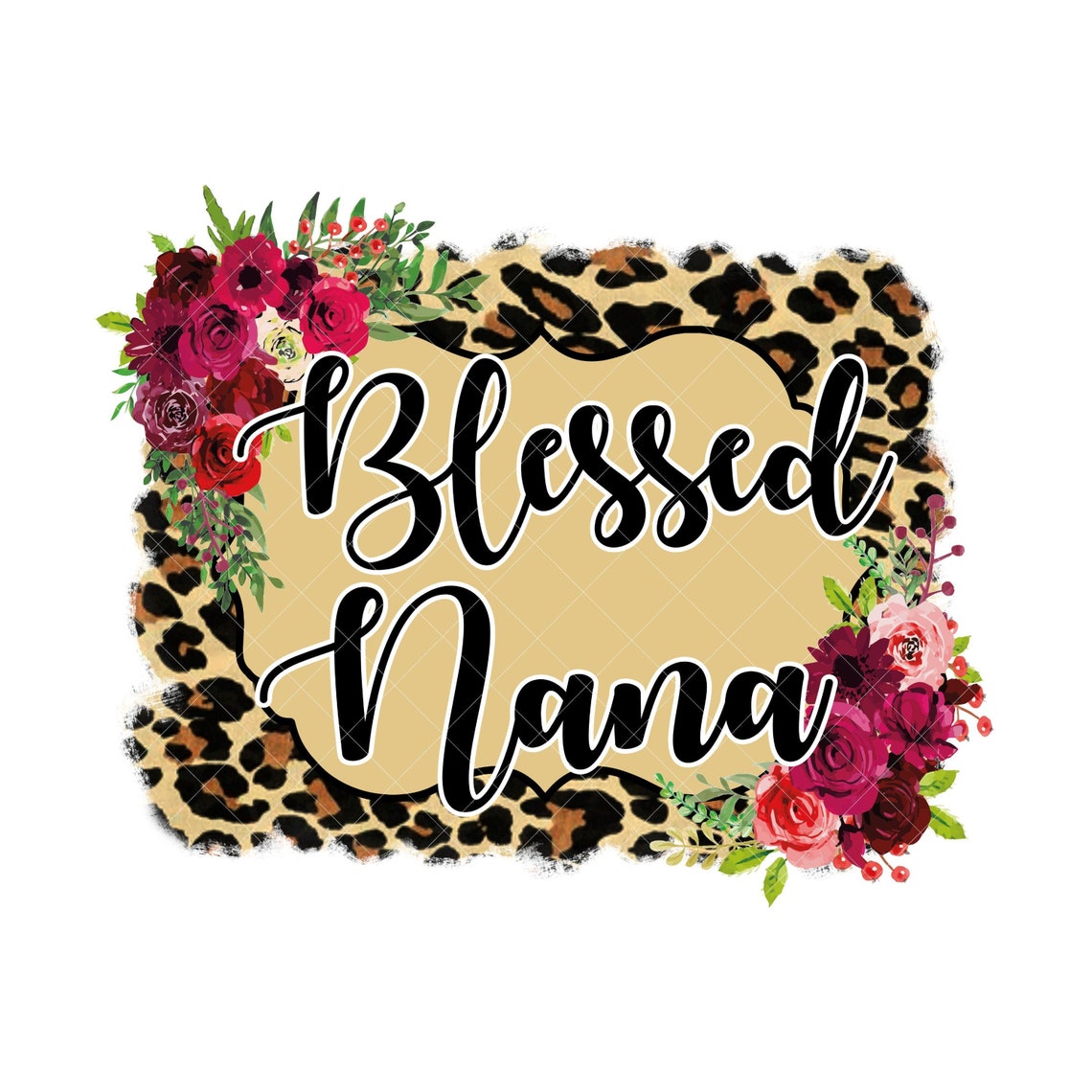Blessed Nana PNG Nana PNG Blessed Nana Sublimation Nana - Etsy