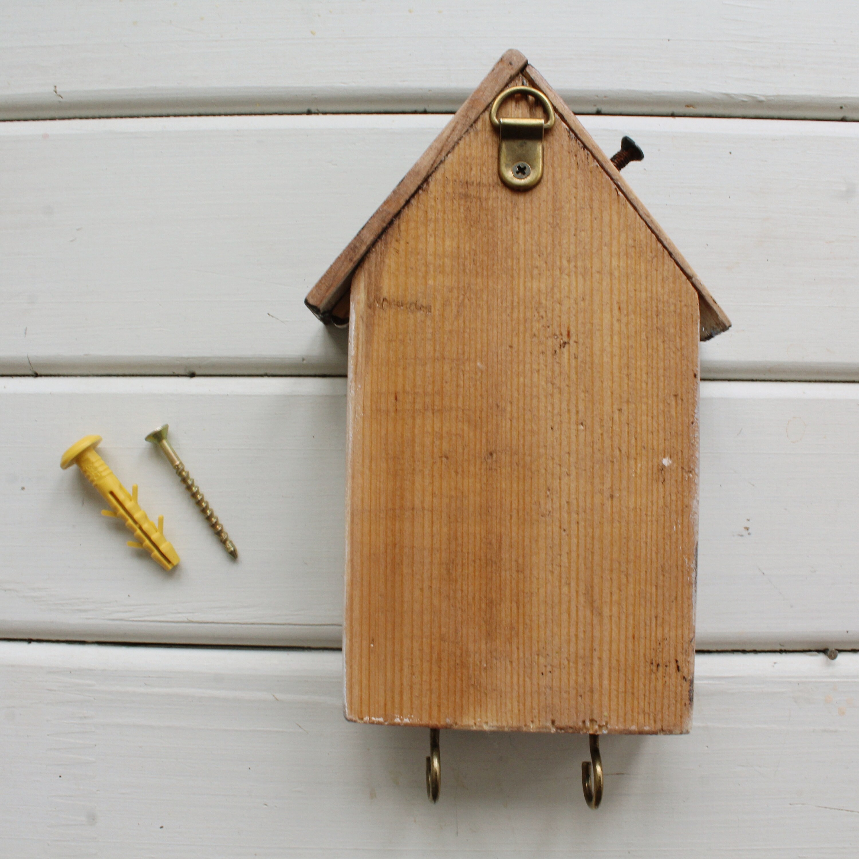 Wooden House, Key Rack, Houses for Keys Key, Key Holder for Wall - Etsy