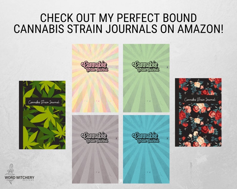 Cannabis Strain Journal Sweet Leaf Medical Marijuana - Etsy