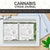 Cannabis Strain Journal, Printable, Medical Marijuana, Digital Download ...