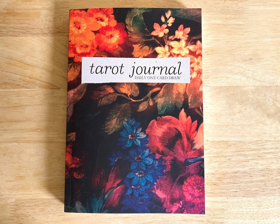 Tarot Journal Daily One Card Draw Undated great for - Etsy
