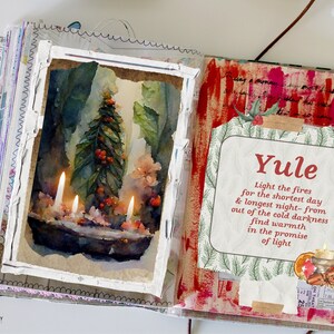 Printable Yule Altar Card + Art Print - Yule Blessings Gift Winter ...