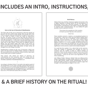 Project 369 Digital Printable Manifestation Journal Law of Attraction ...