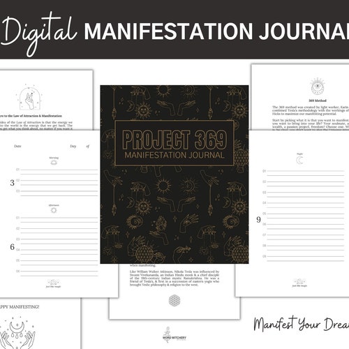 369 Manifestation Method Printable PDF - Etsy