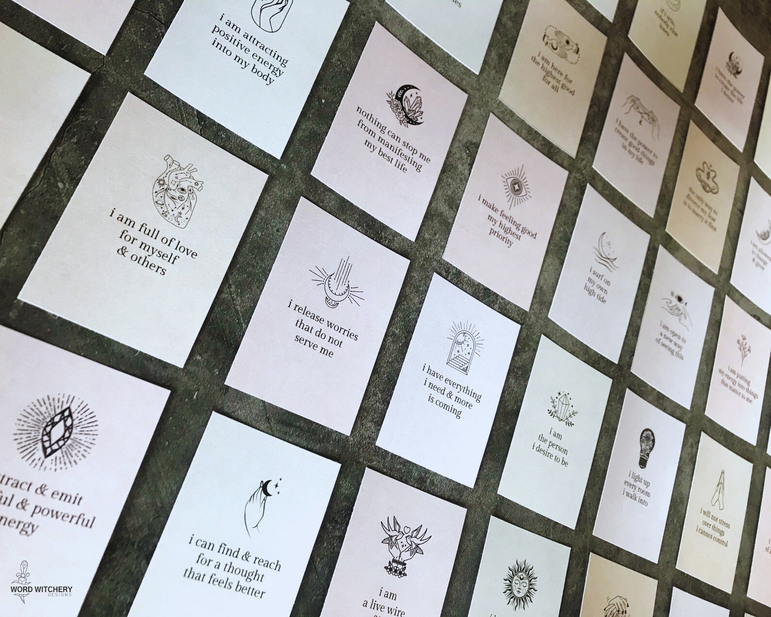 Printable Affirmation Cards A Deck for Deep Dreaming & - Etsy