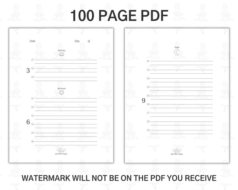 Project 369 Digital Printable Manifestation Journal Law of - Etsy