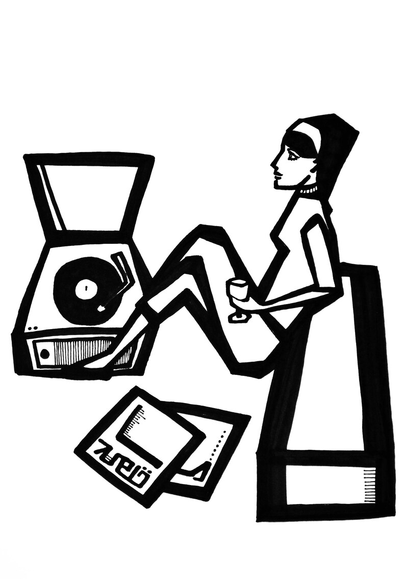 Listening - A4 Signed Print - Etsy