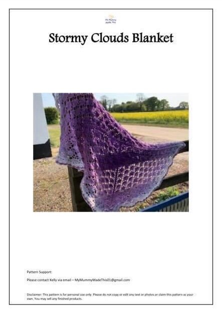 Stormy Clouds Blanket Crochet Pattern - Etsy