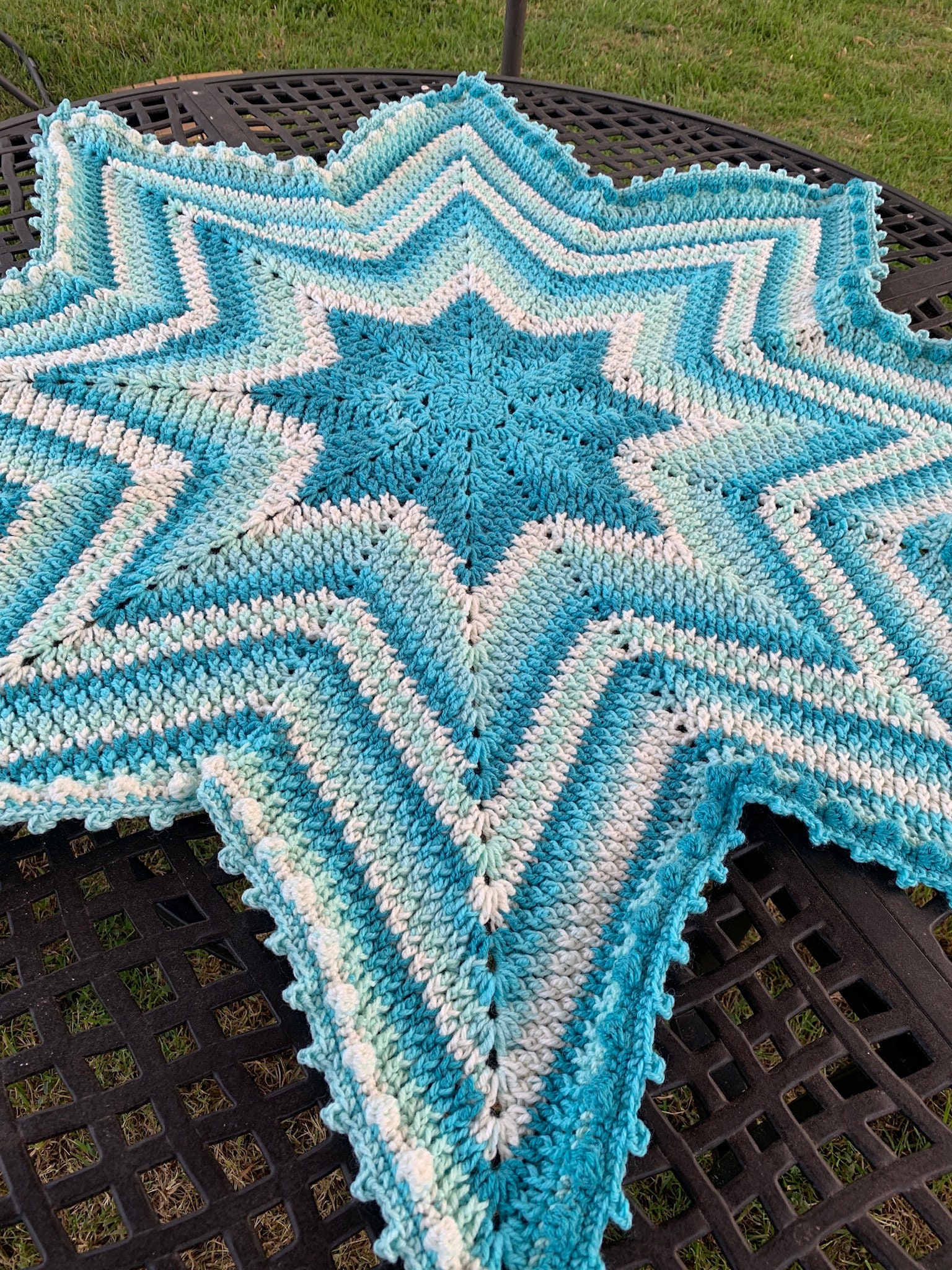 Celestial Mountain Blanket Crochet Pattern - Etsy