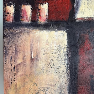Quiet Night, Original Abstract Painting, Hand-painted Artwork Fine Art ...