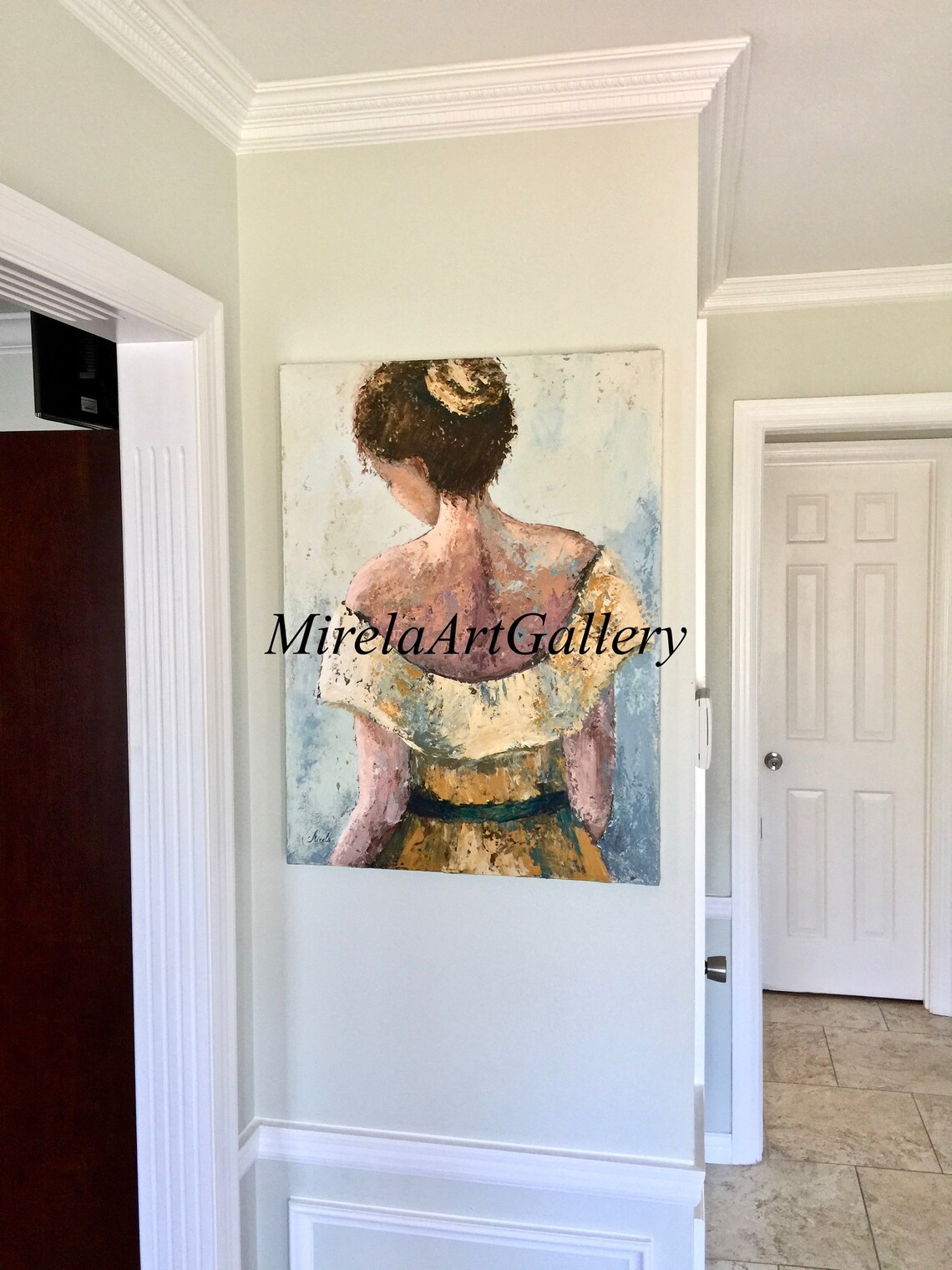 Large Original Abstract Hand-paint Canvas Fine Art Textured | Etsy